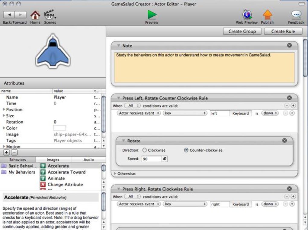 GameSalad pour Mac - Télécharger
