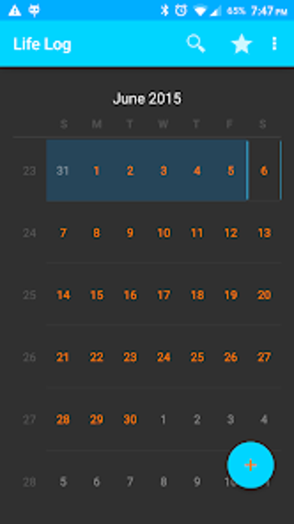 LifeLog para Android - Descargar