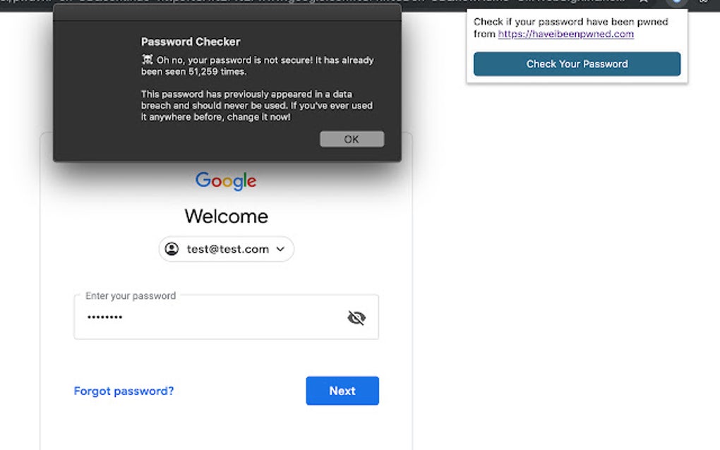 Password Check para Google Chrome - Extensão Download