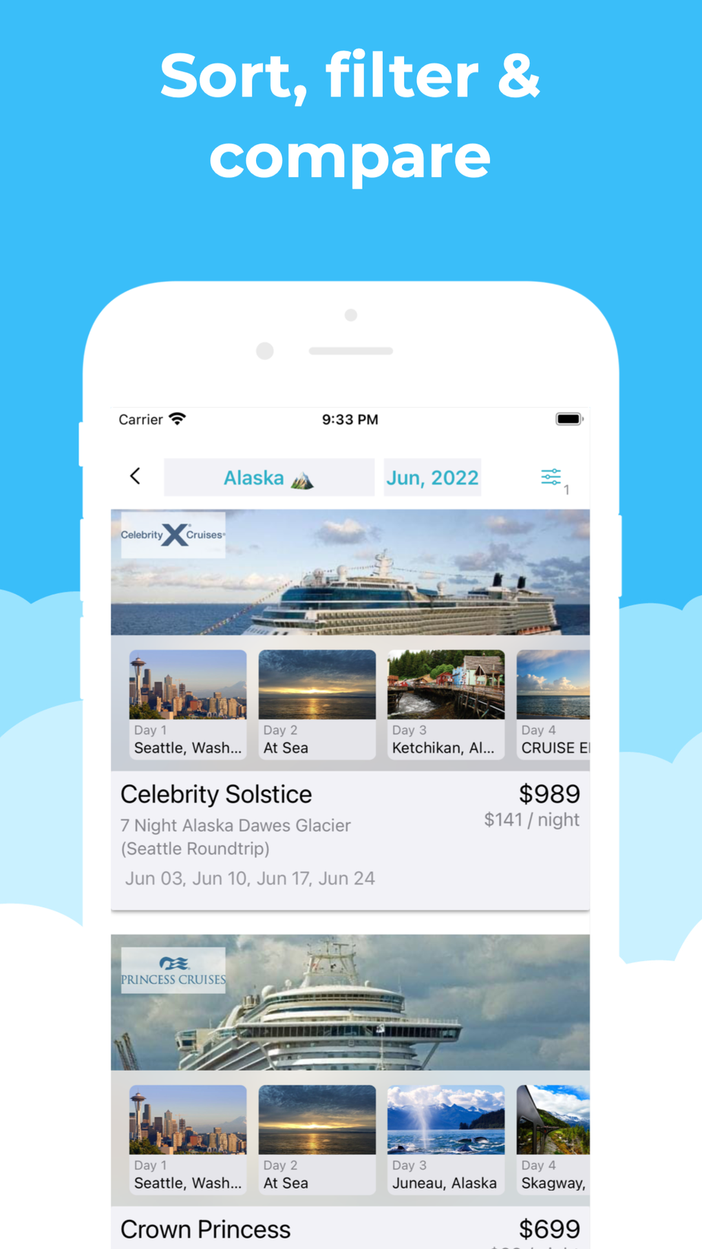 Cruise Picker: CountdownDeals for iPhone - Download