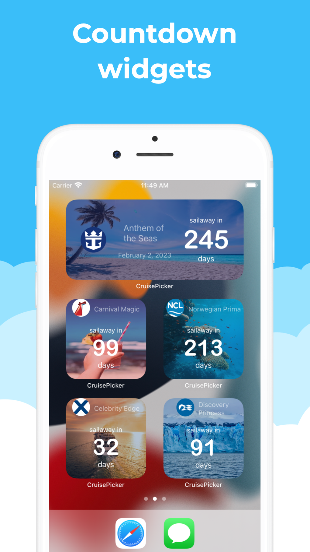 Cruise Picker: CountdownDeals for iPhone - Download