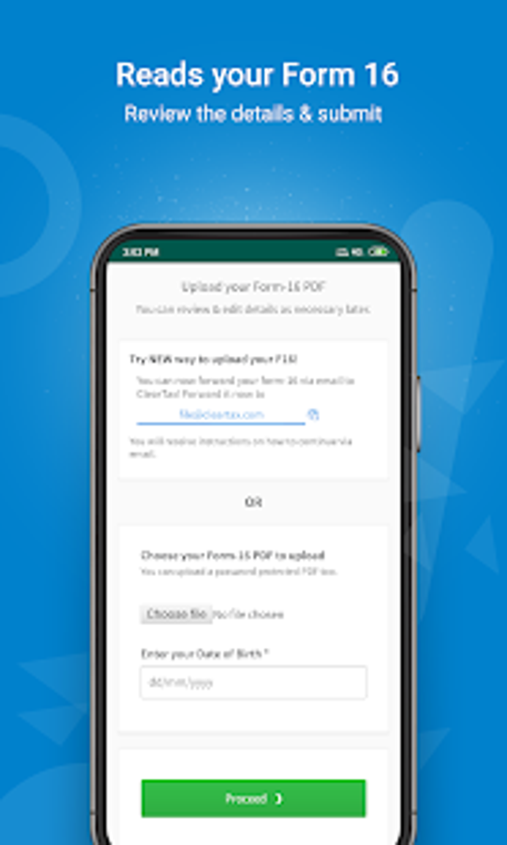 Android File FREE Income Tax Return ClearTax ITR E filing Android File FREE Income Tax Return ClearTax ITR E filing