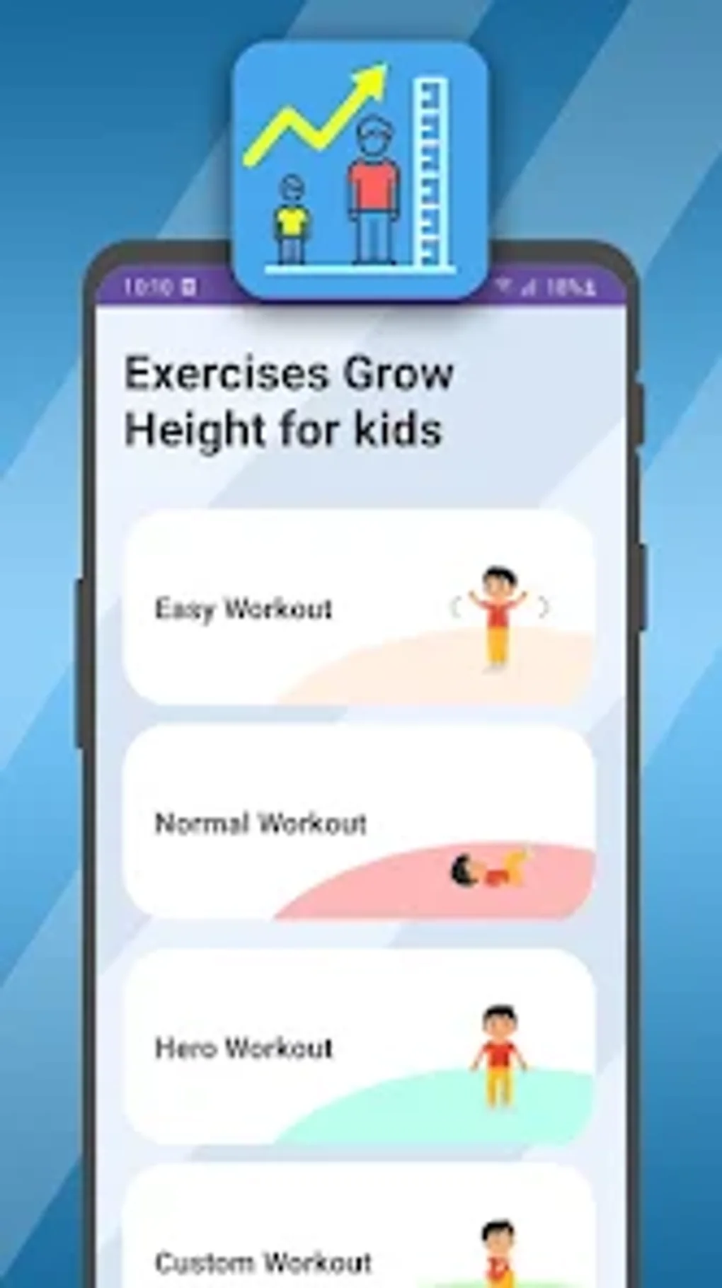 Exercises Grow Height for kids per Android - Download