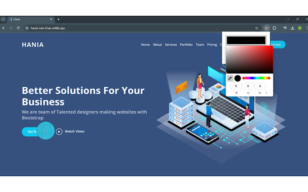 Color Picker Extension para Google Chrome - Extensión Descargar