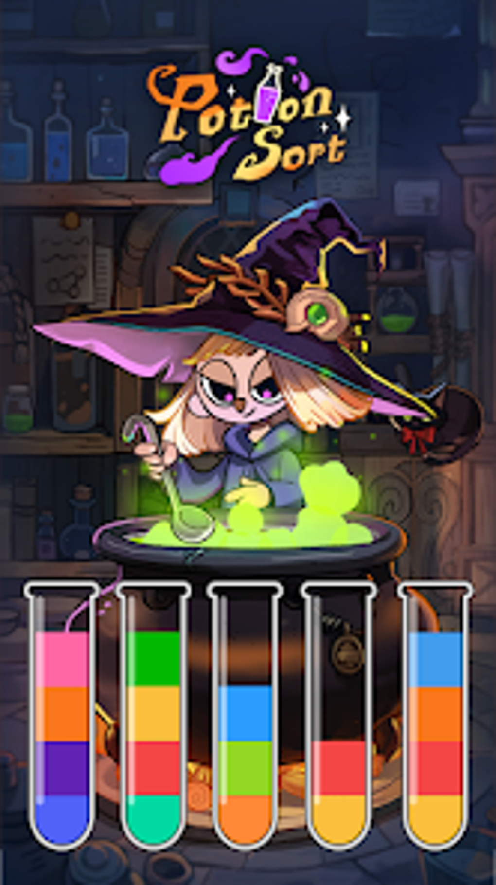 Android 용 Witch Summon of Potion Sorting - 다운로드