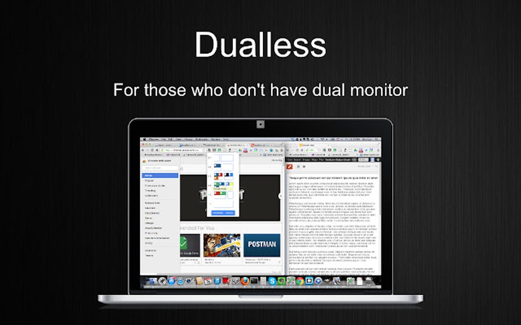 Dualless para Google Chrome - Extensão Download