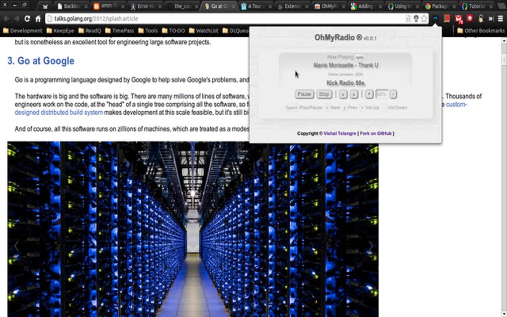 OhMyRadio Google Chrome 용 - 확장 프로그램 다운로드