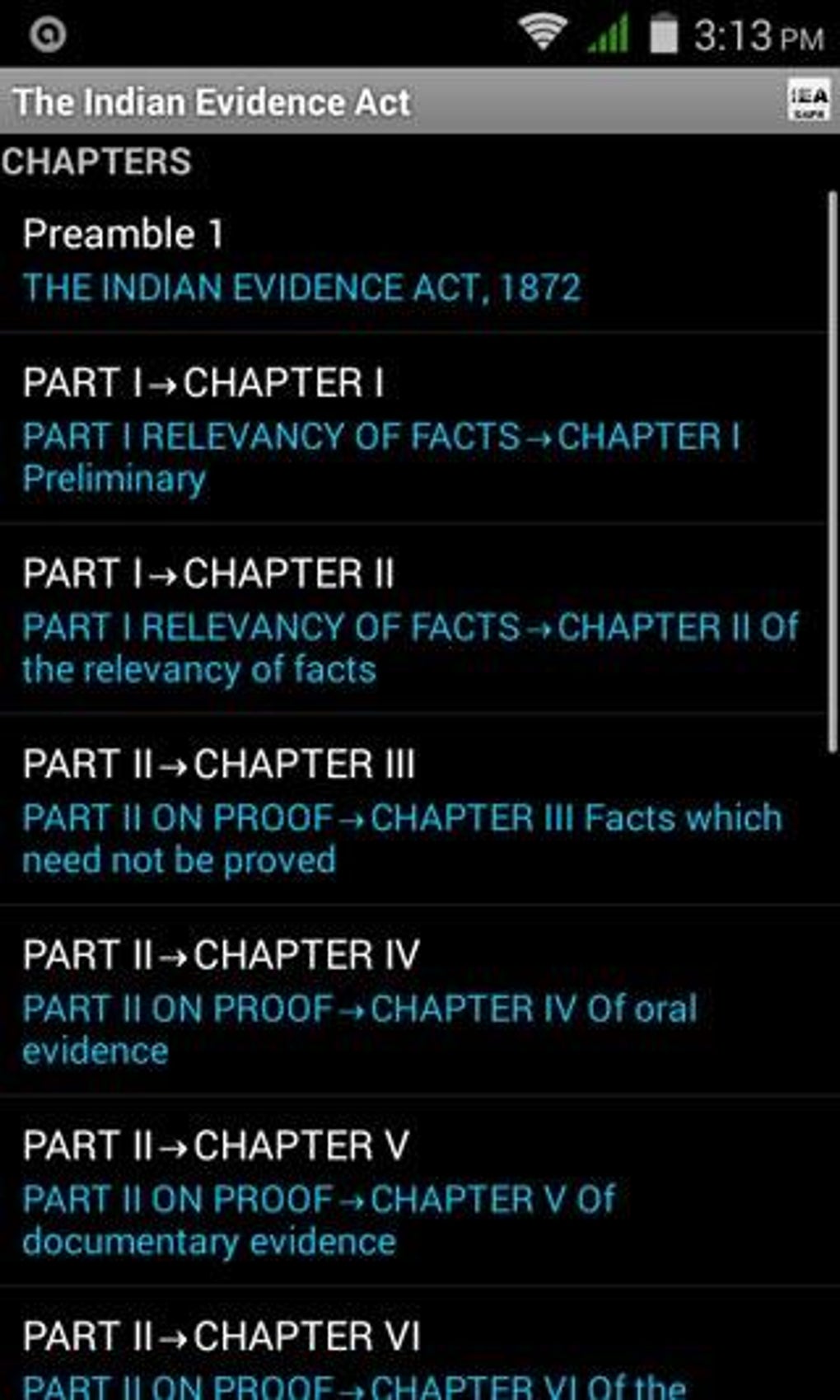 Evidence Act APK para Android - Descargar