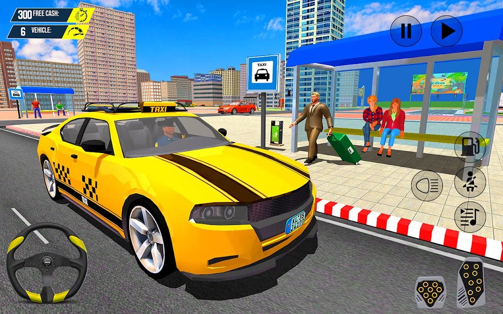 Mobile Taxi City Car Driving for Android - Download