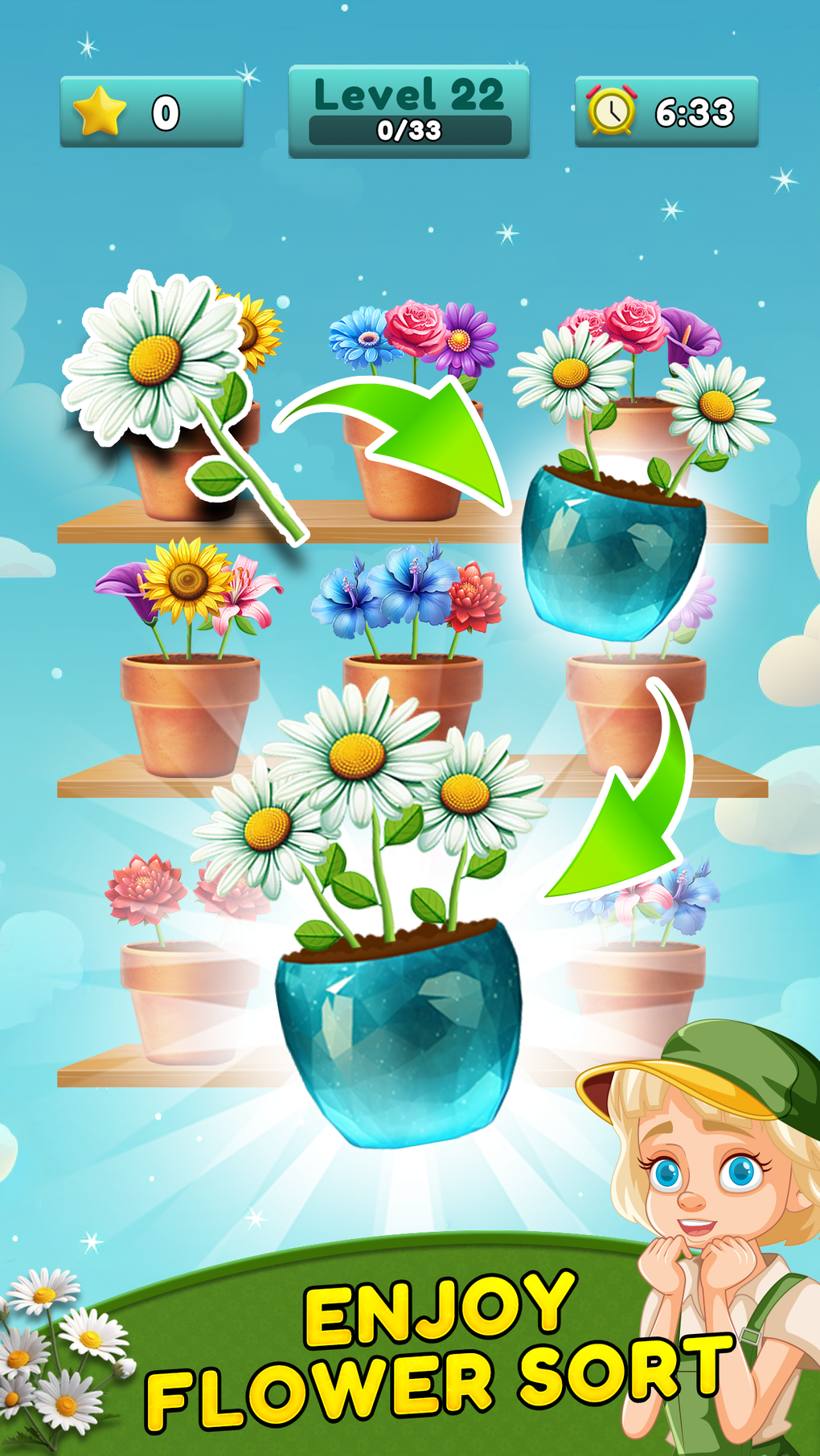 Flower Matching Game pour iPhone - Télécharger