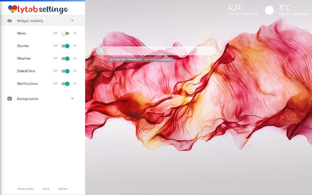 Paint Throw Wallpaper HD for Google Chrome - Extension Download
