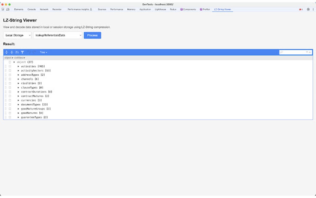 LZ-String Viewer Google Chrome 용 - 확장 프로그램 다운로드