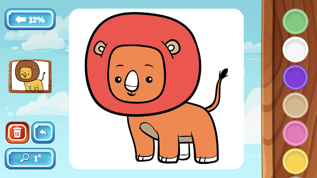 Kids coloring book app for iPhone - Download