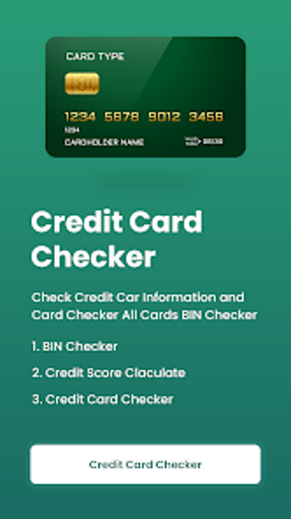 Credit Card Validator Checker For Android Download 