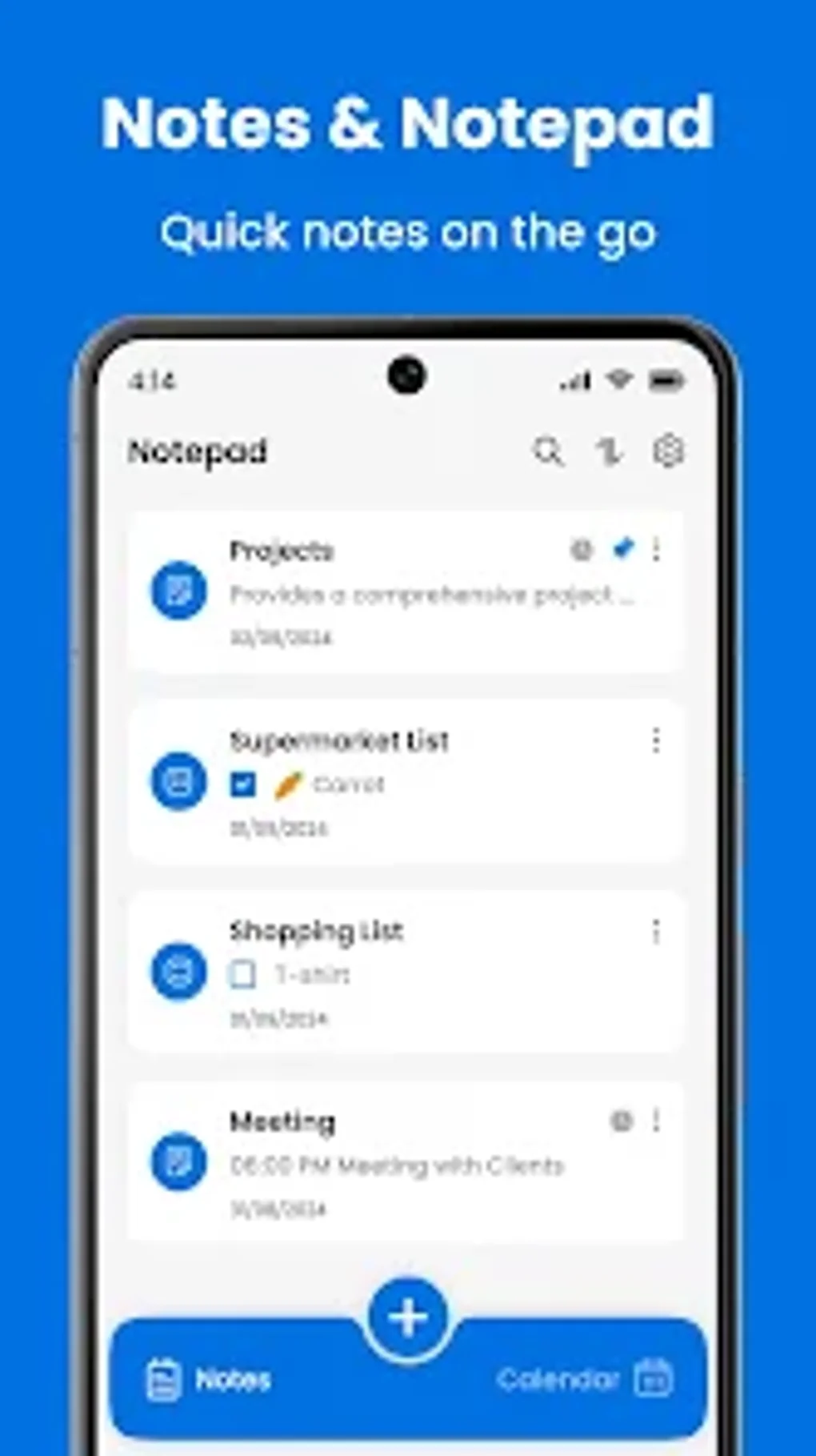 Notepad - Notes and Lists para Android - Descargar