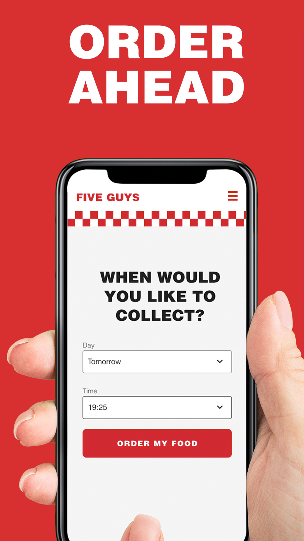 Five Guys: Order Ahead para iPhone - Descargar