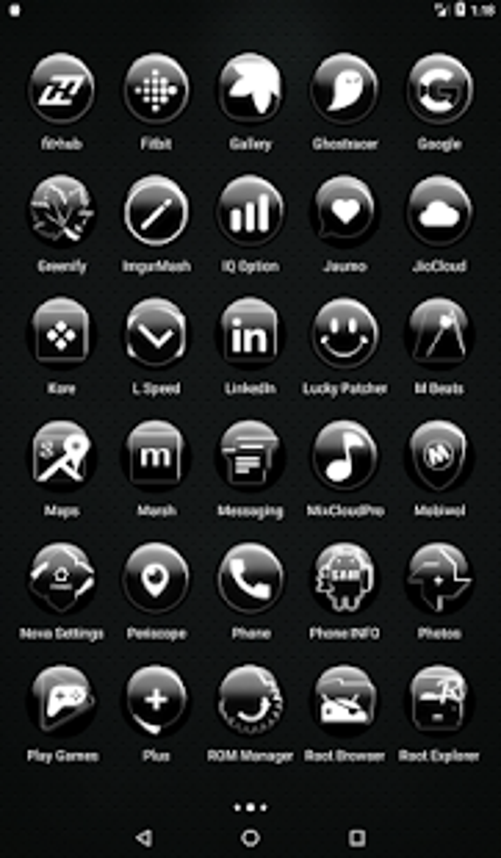 White Glass Orb Icon Pack Free para Android - Descargar