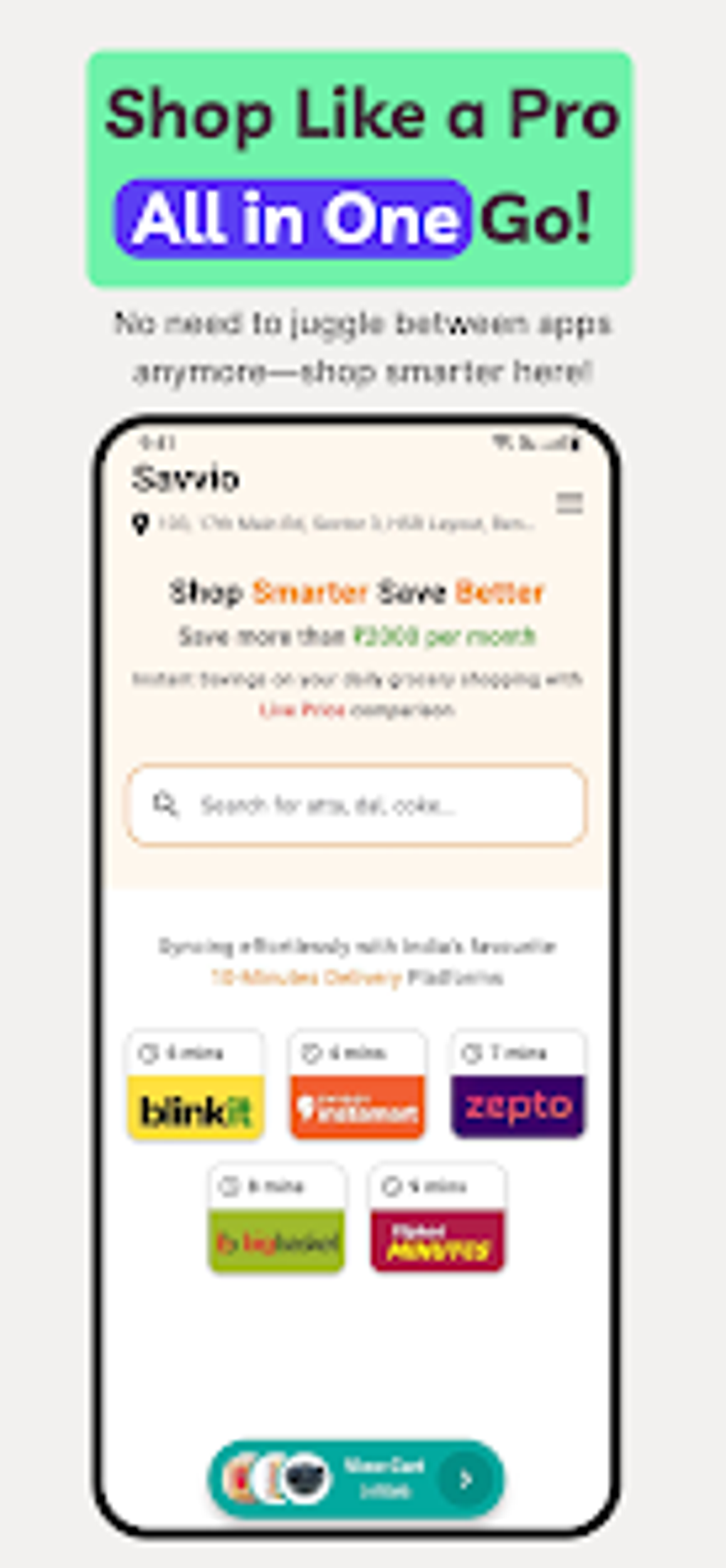 Android 용 Savvio: Price Comparison App - 다운로드