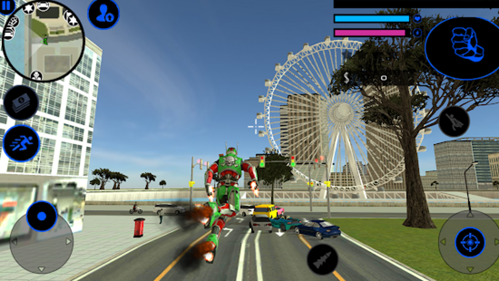 super iron Rope hero Gangstar Crime para Android - Descargar