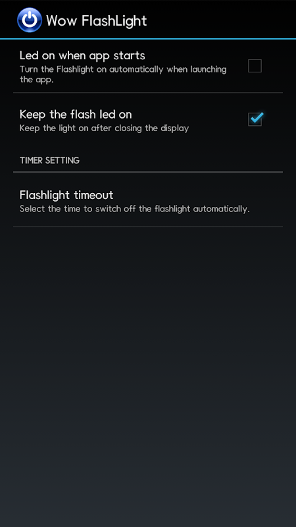 Simple FlashLight APK pour Android - Télécharger