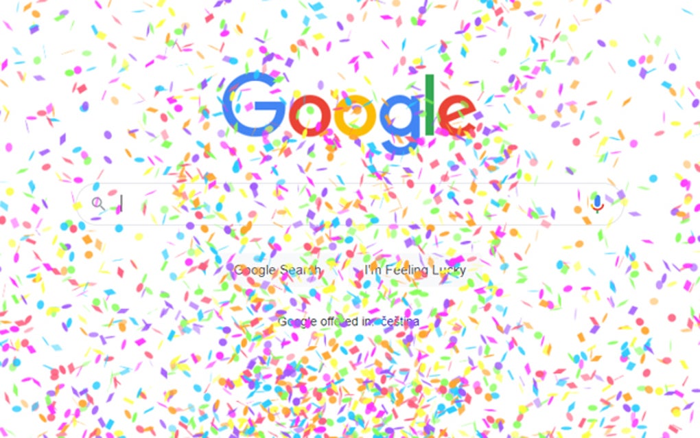 Confetti Rain для Google Chrome - Расширение Скачать