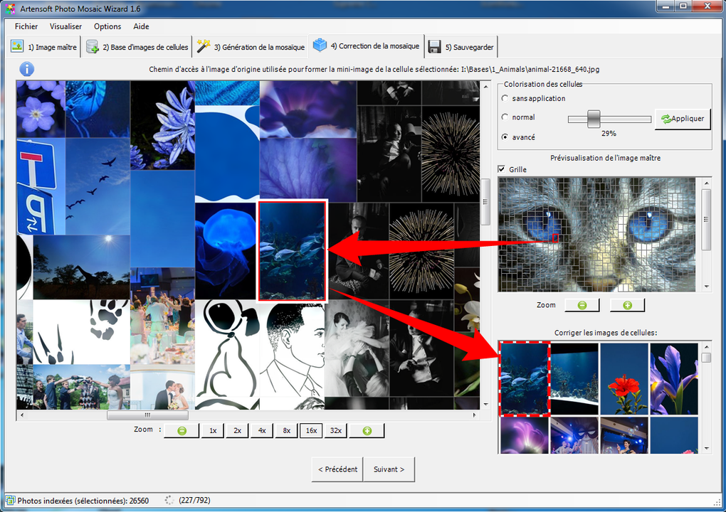 Artensoft Photo Mosaic Wizard - Télécharger