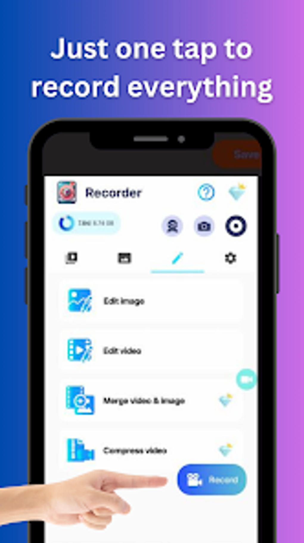 Screen Record Pro - Premium RC para Android - Descargar