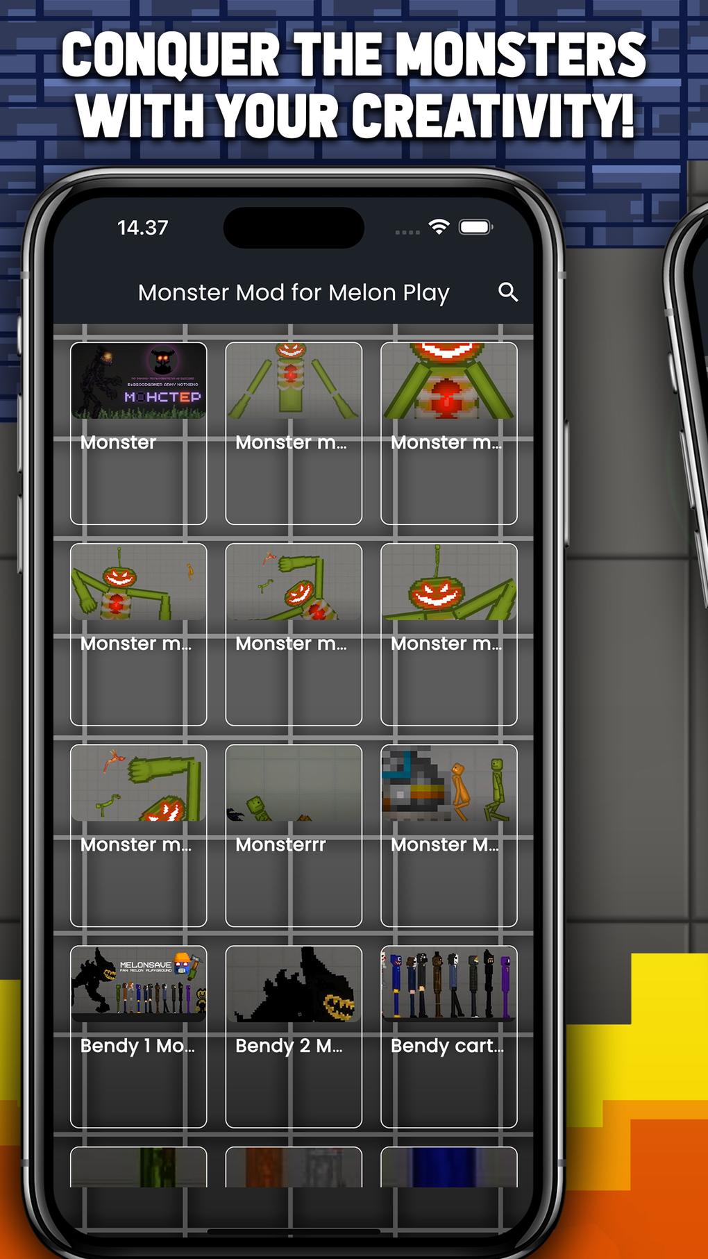 Monster Melon Playground Mods para iPhone - Descargar