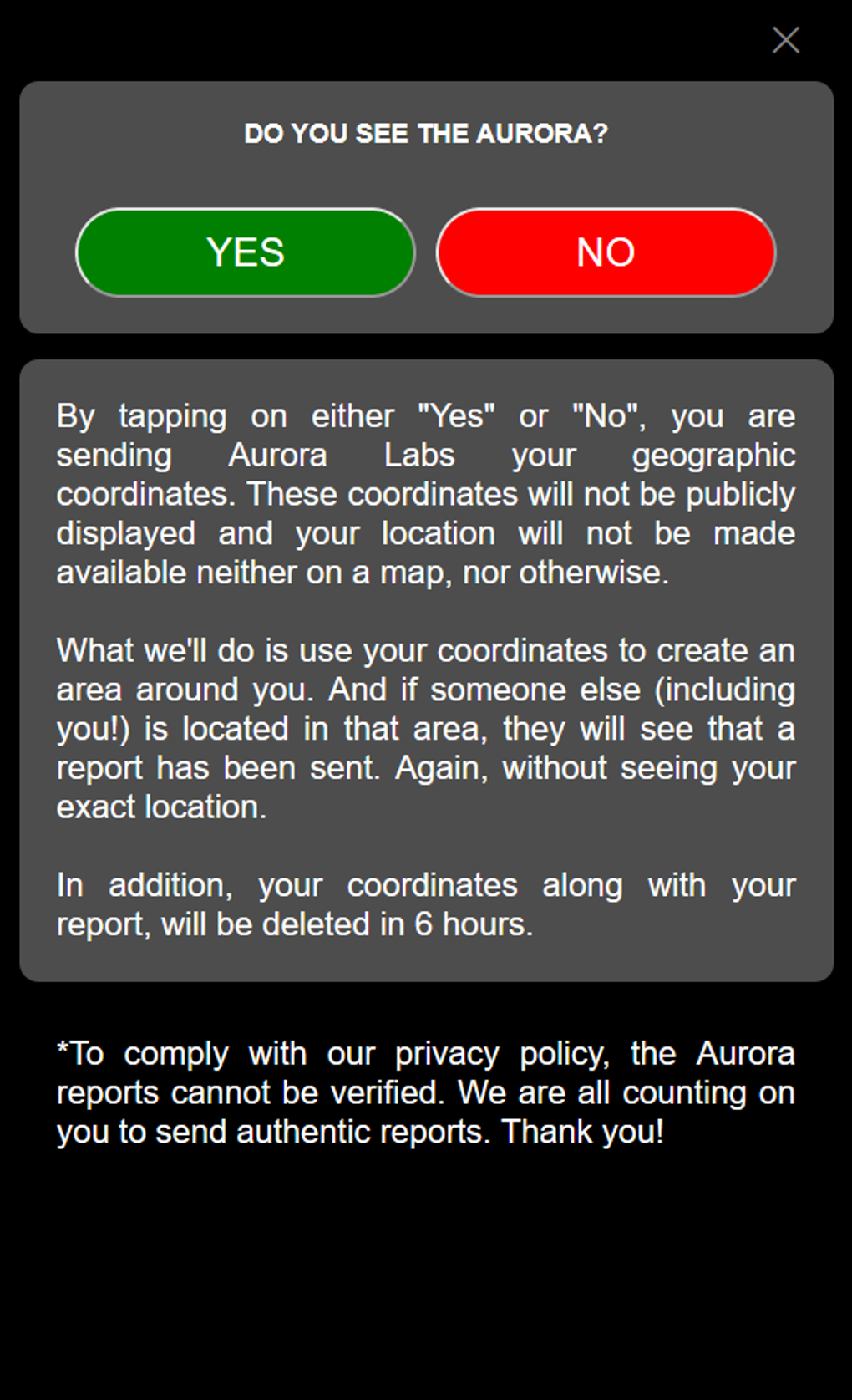 Aurora Labs: Aurora Forecast for Android - Download