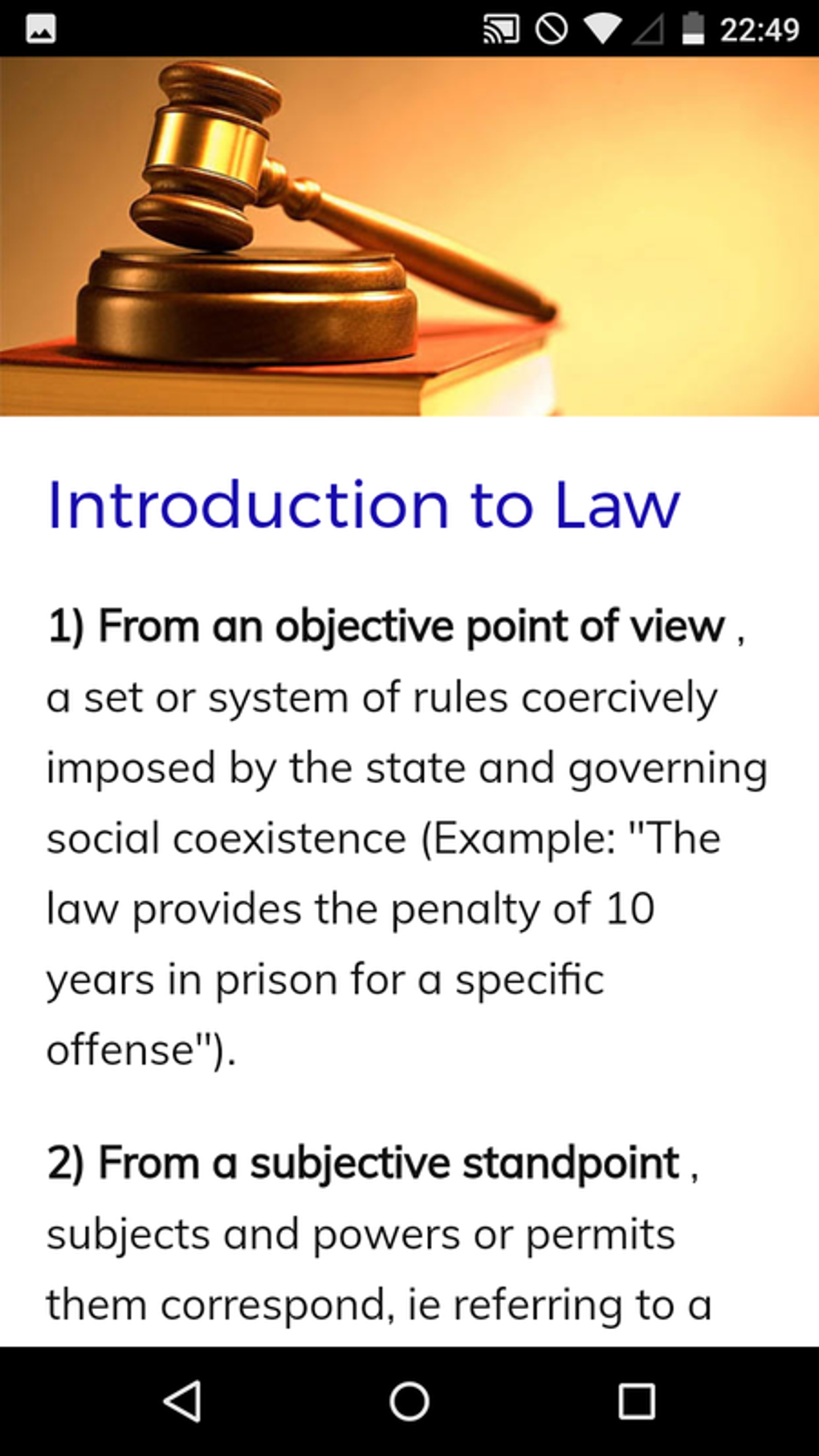 Law Course APK for Android - Download