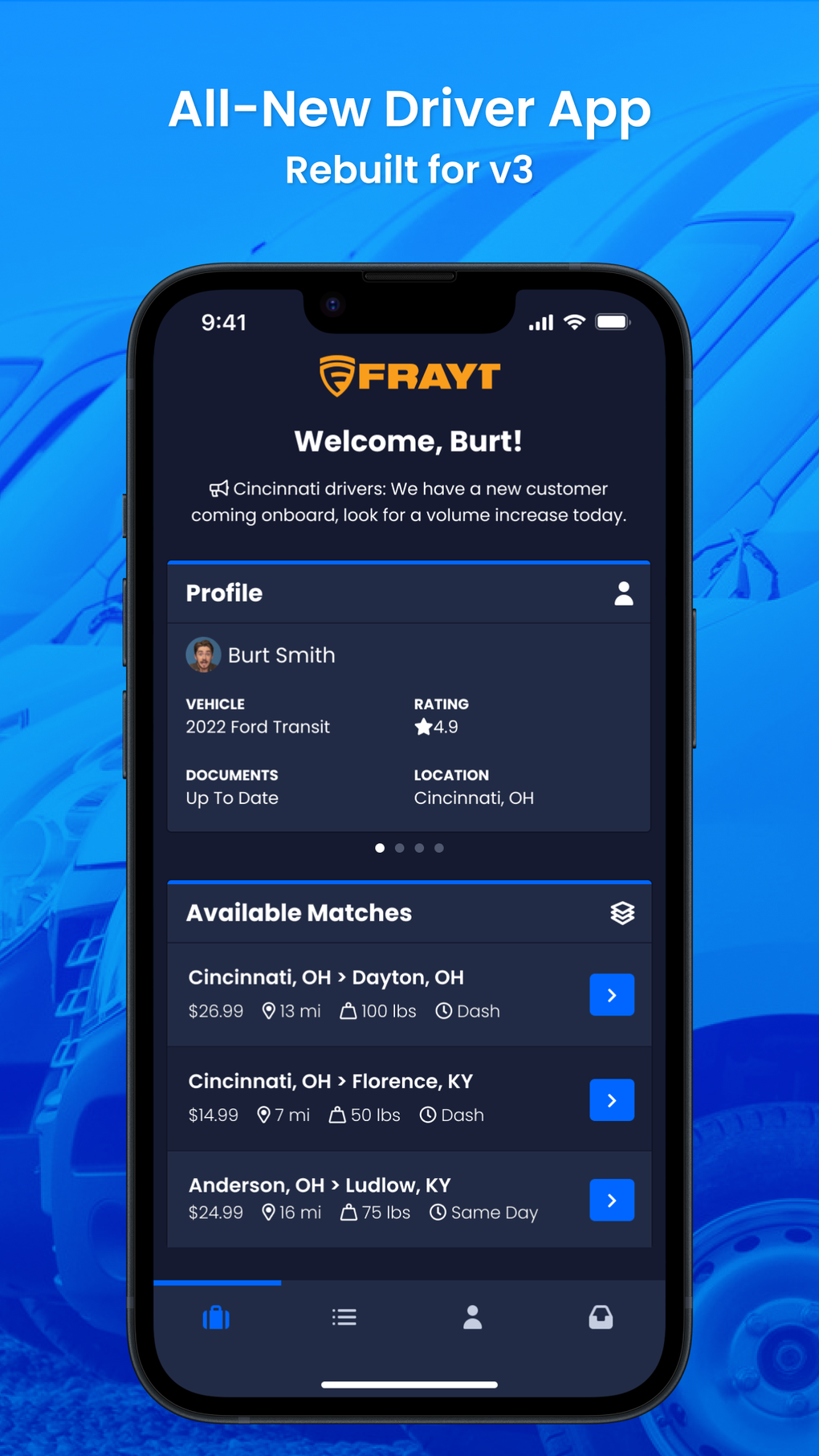 FRAYT Driver v3 para iPhone - Descargar