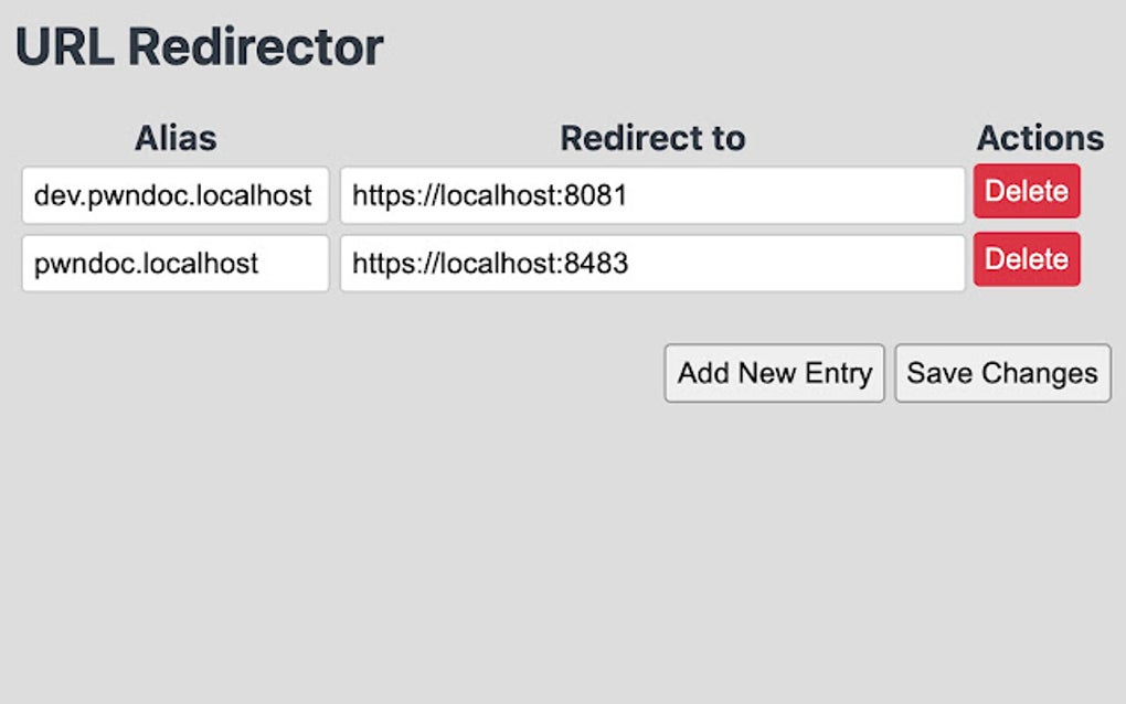 Url Redirector para Google Chrome - Extensión Descargar