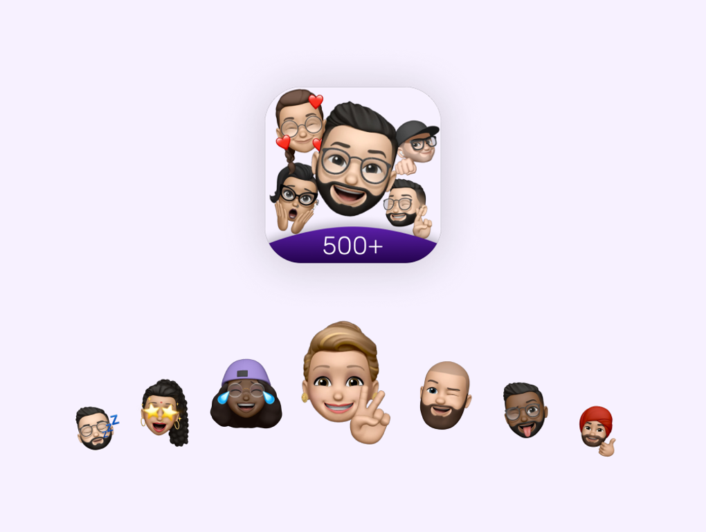 500 Memoji Stickers - WA for Android - Download