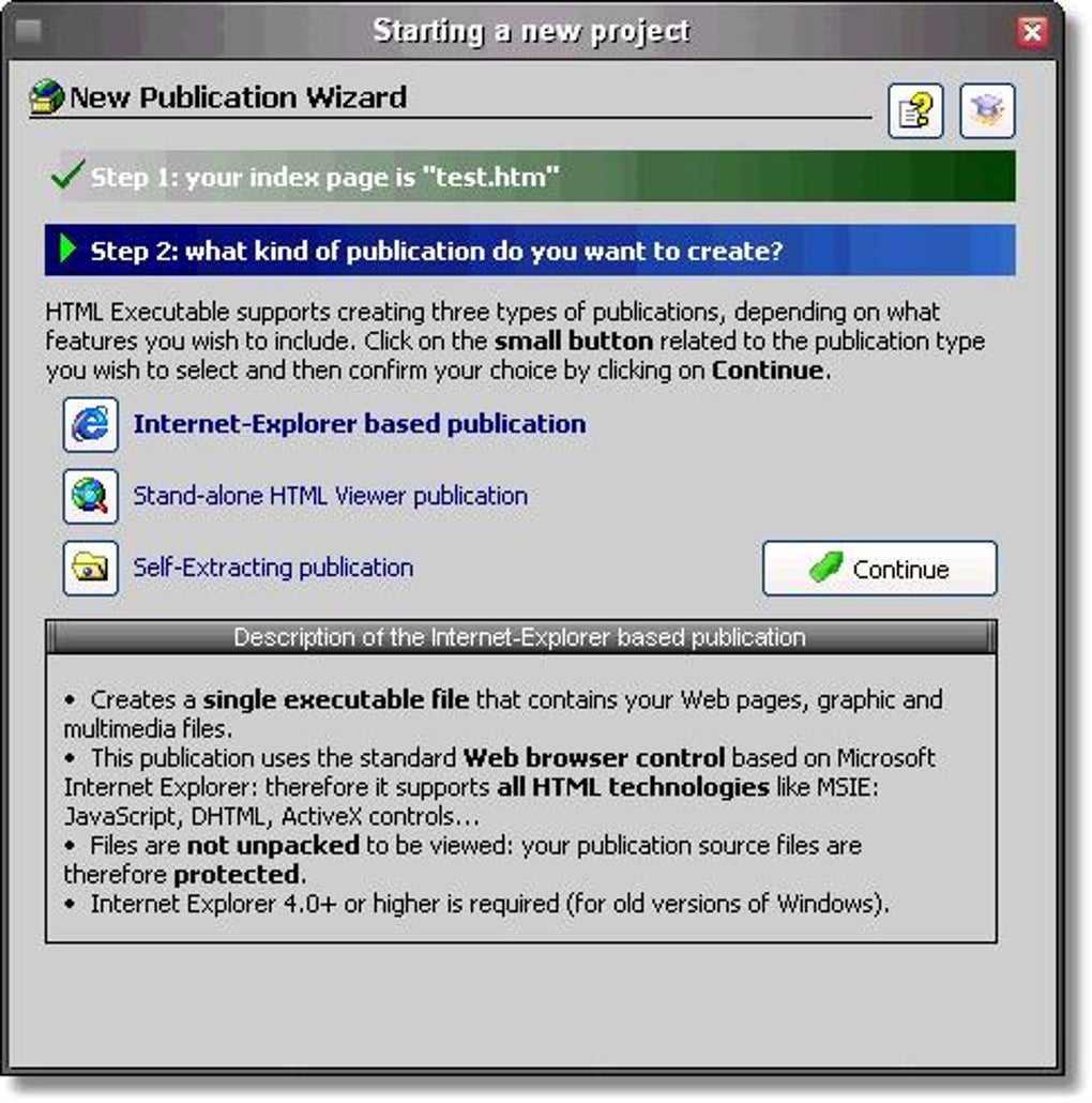 HTML Executable - Descargar
