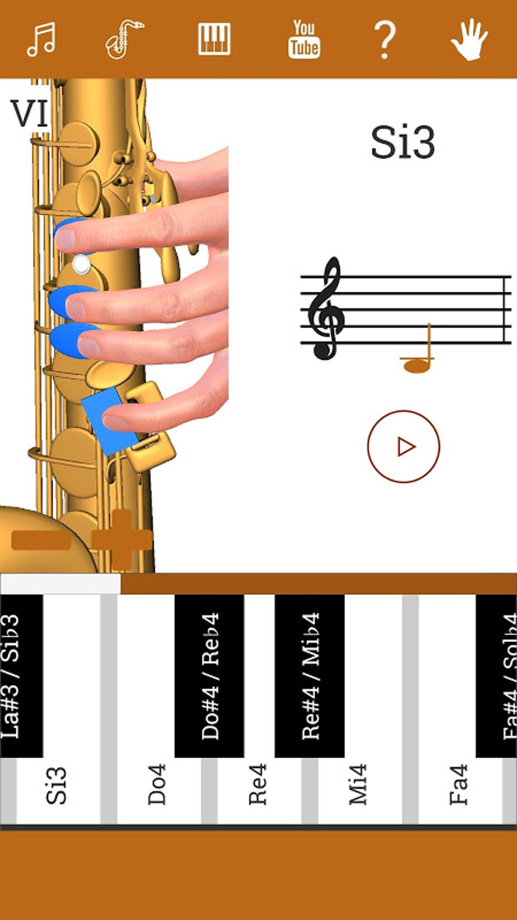 3D Saxophone Fingering Chart How To Play Saxophone APK for Android ...
