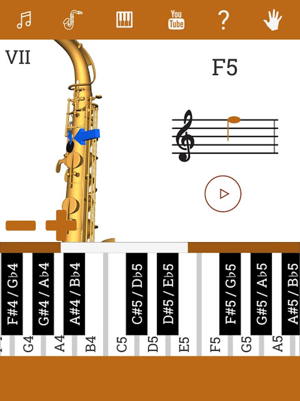 3D Saxophone Fingering Chart How To Play Saxophone APK para Android ...