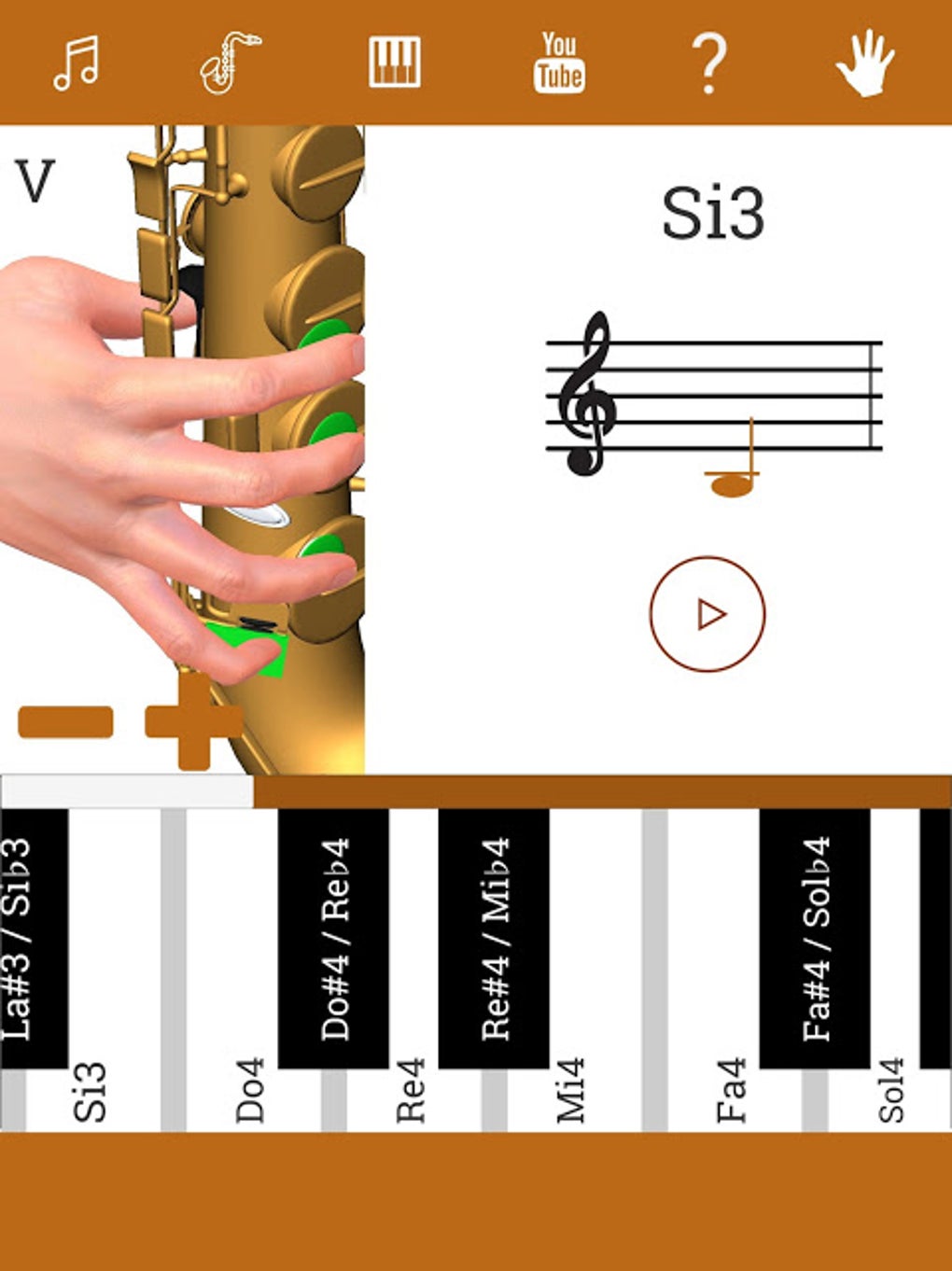 3D Saxophone Fingering Chart How To Play Saxophone APK pour Android ...