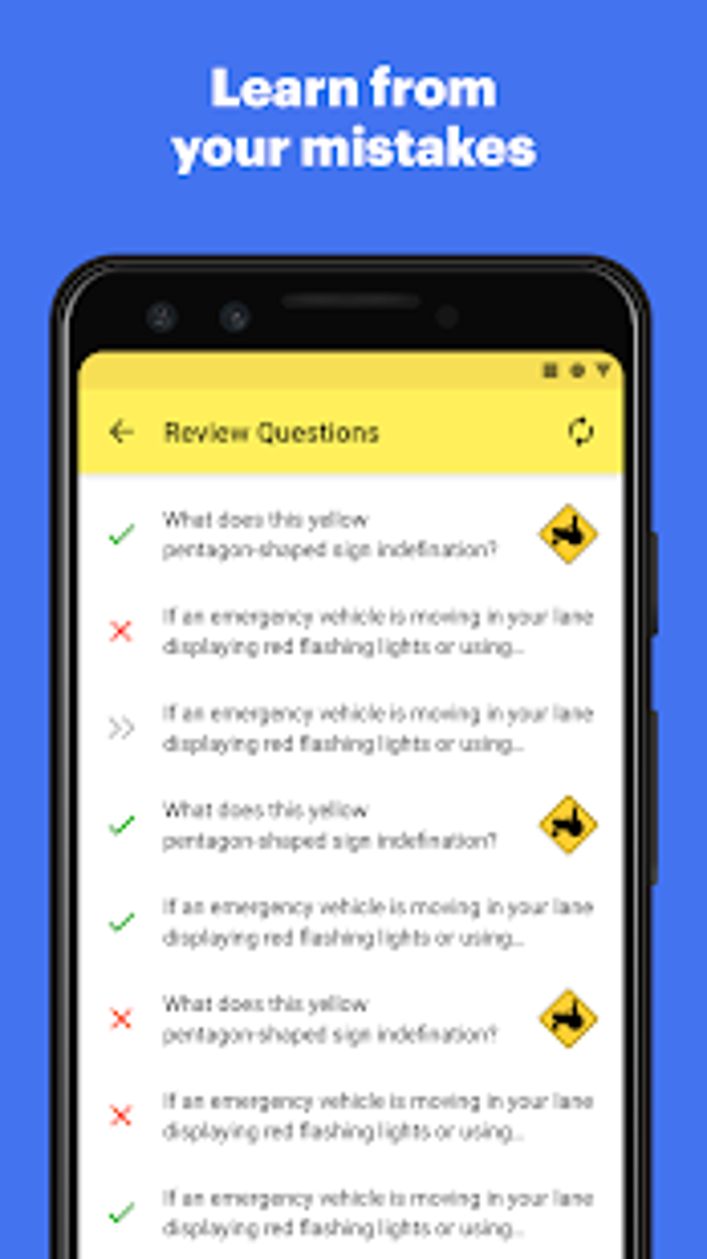 Android için DMV Permit Practice Test Genie: Driving CDL Prep APK - İndir