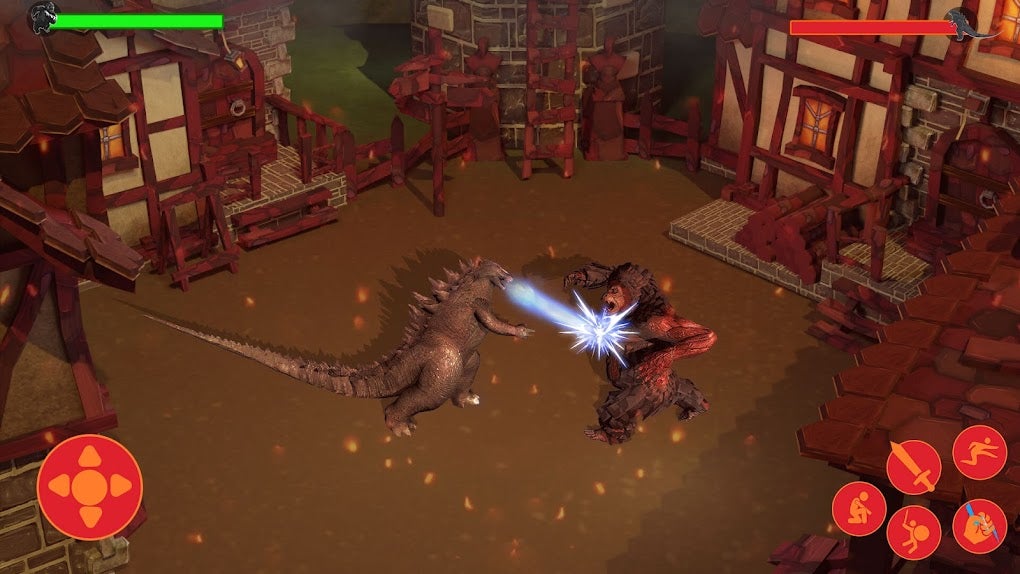 Godzilla Kong city destruction: Godzilla games para Android - Download