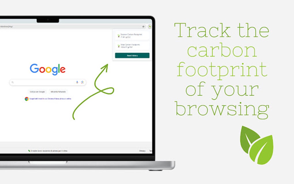 Carbon Footprint Tracker para Google Chrome - Extensión Descargar