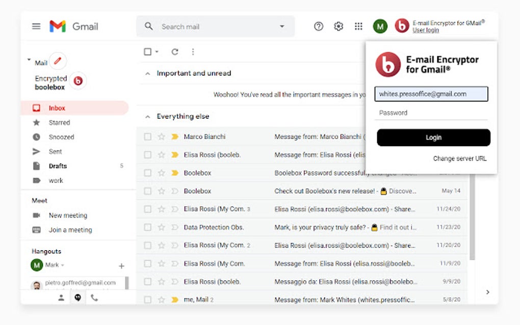 E-mail Encryptor for GMail for Google Chrome - Extension Download