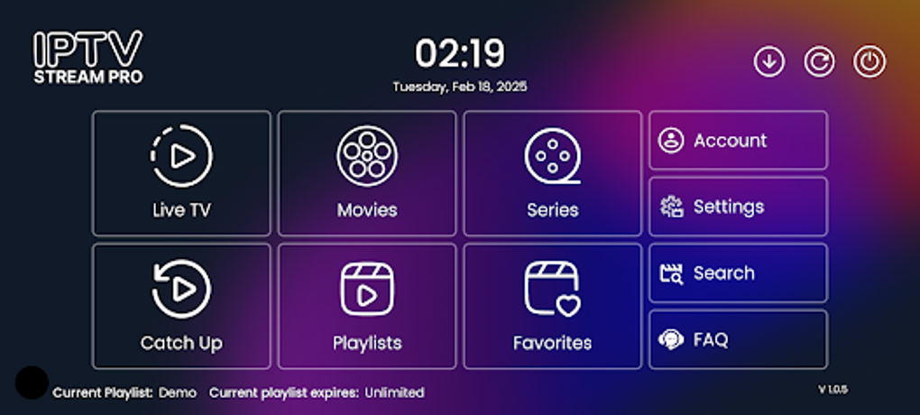 IPTV Stream Pro สำหรับ Android - ดาวน์โหลด