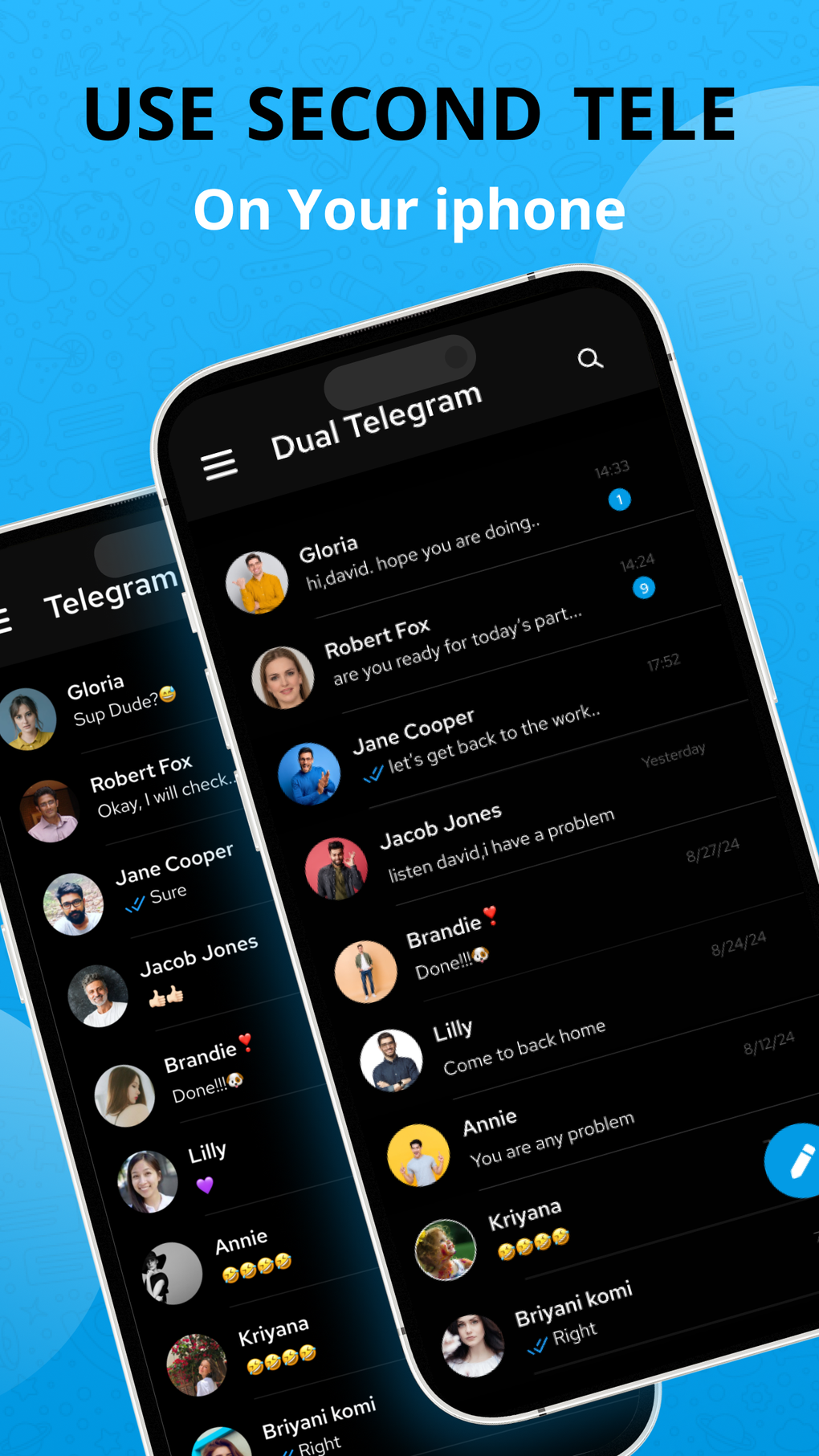 iPhone 용 Telegram Plus : Dual Messenger - 다운로드