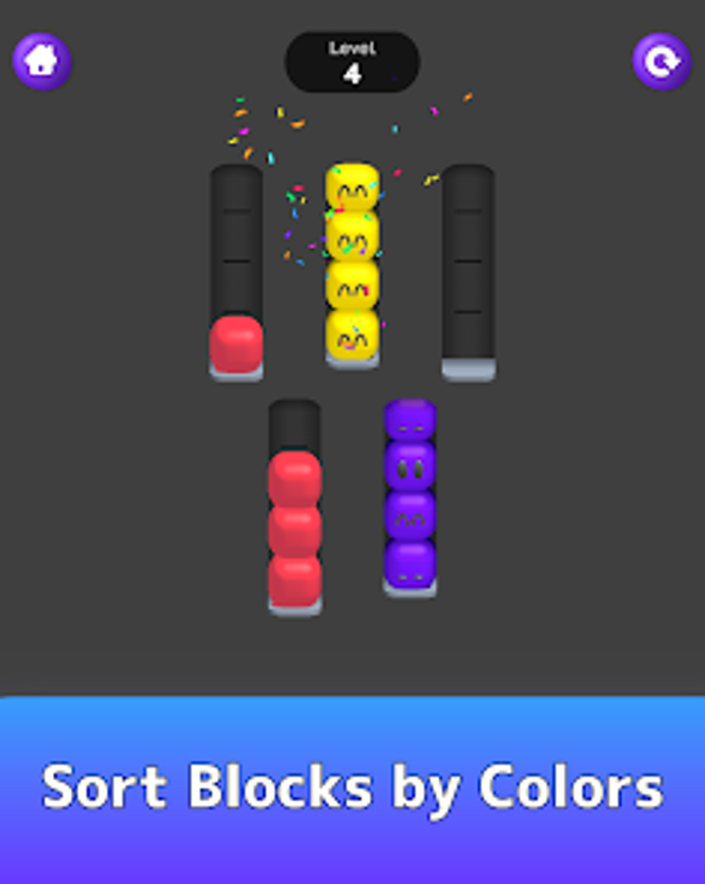 Block Sort 3D - Color Match para Android - Descargar