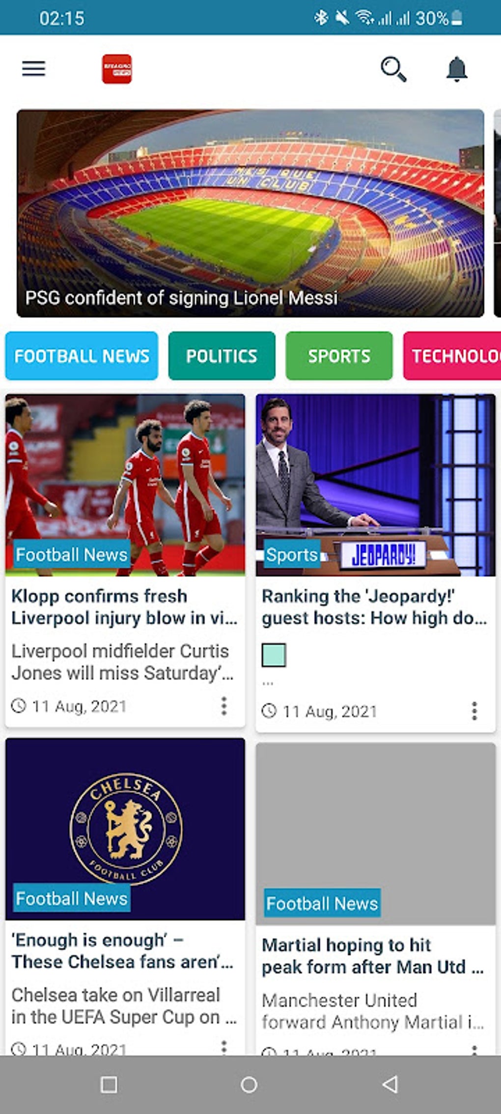 Breaking News APK per Android - Download