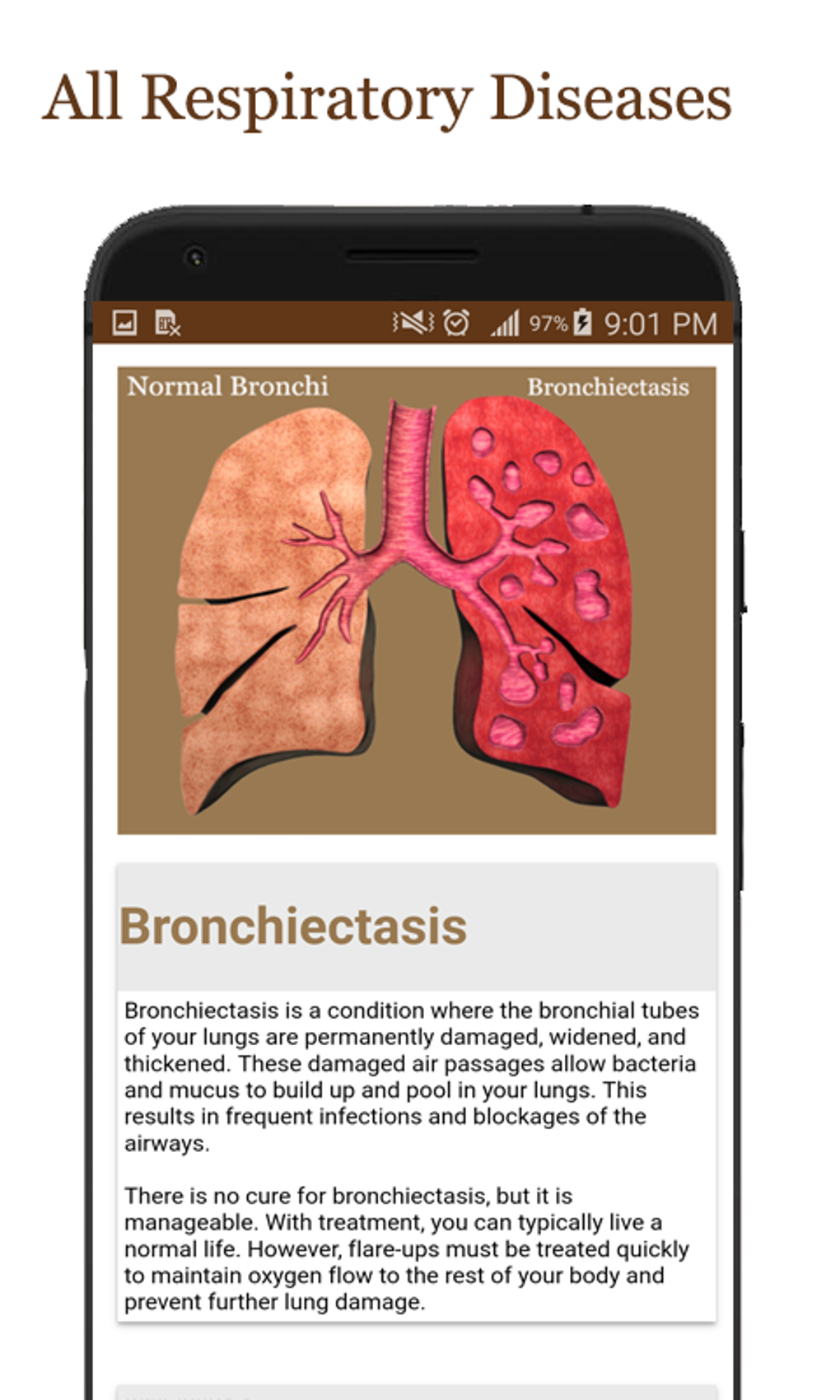 All Respiratory Disease and Treatment para Android - Descargar