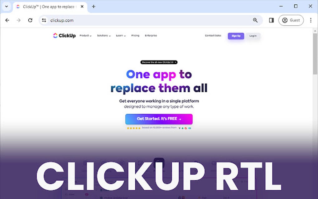 Clickup RTL para Google Chrome - Extensión Descargar