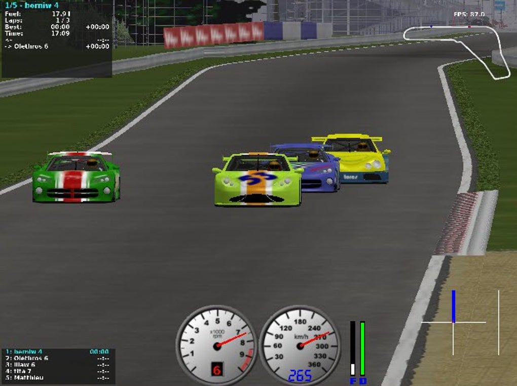 TORCS The Open Racing Car Simulator - Télécharger