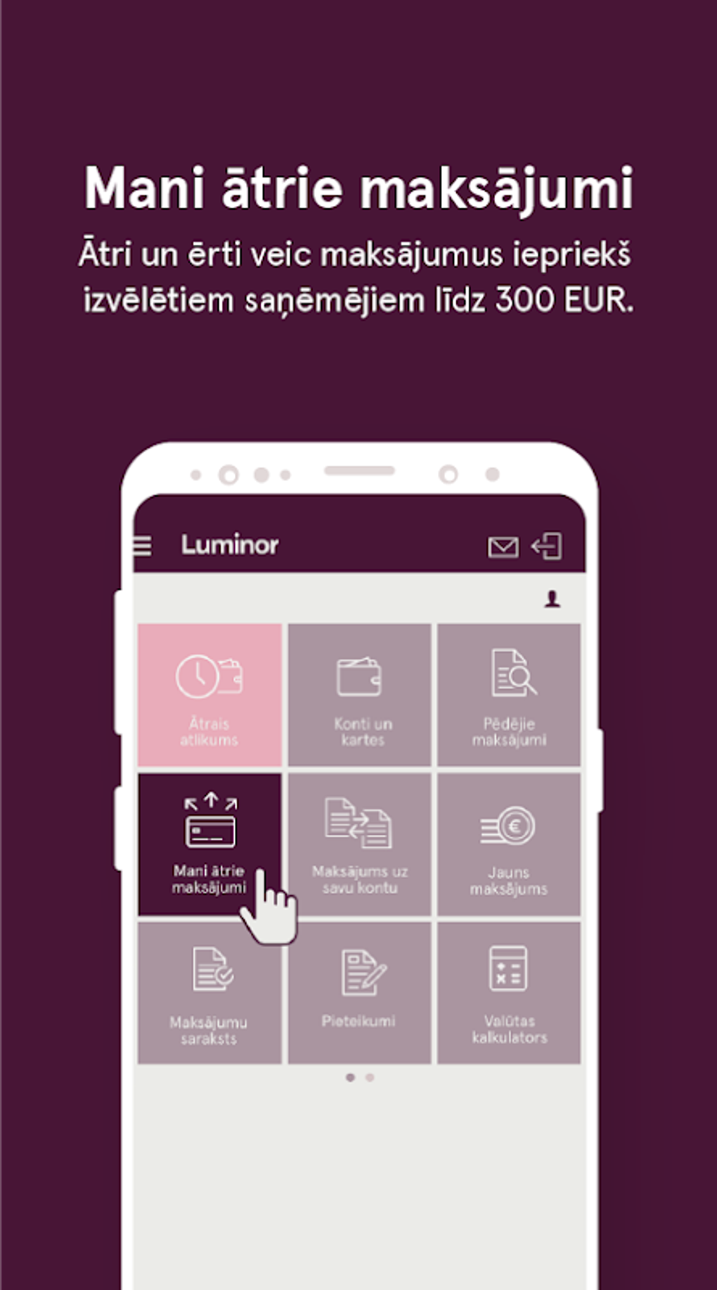 Luminor Latvija APK สำหรับ Android - ดาวน์โหลด
