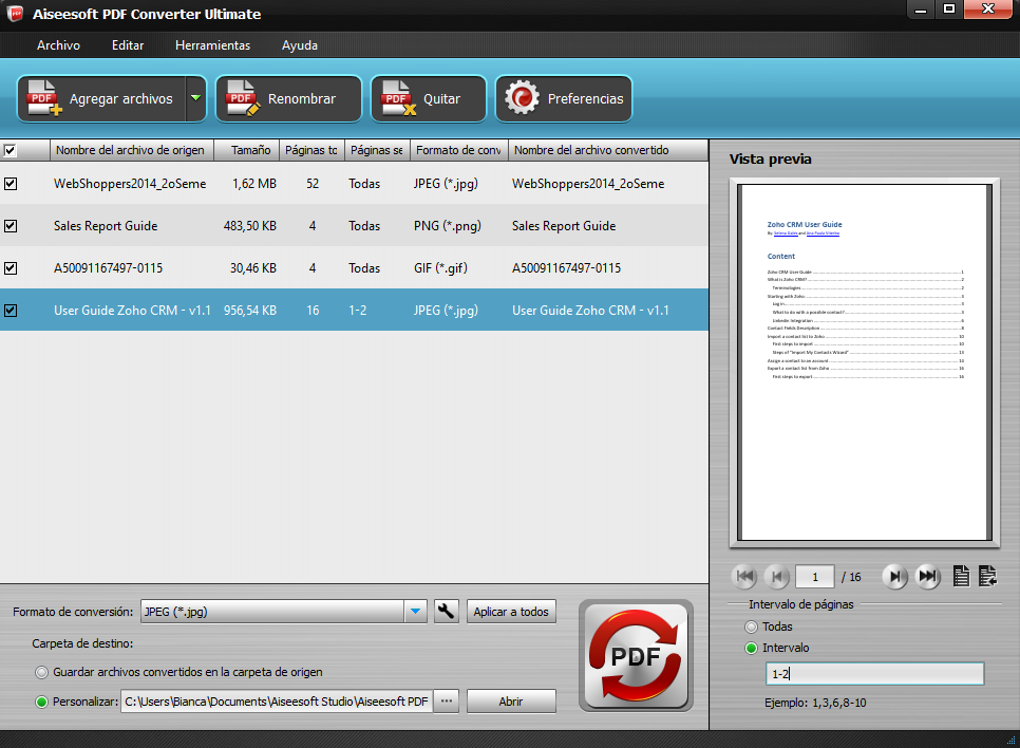 Aiseesoft PDF Converter Ultimate - Descargar